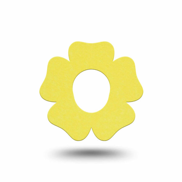 ExpressionMed Butter Yellow Dexcom G7 Flower Adhesive Patch - Diabeticsupply.co.uk