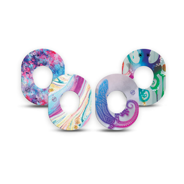 ExpressionMed Colours of the Rainbow Variety 4 Patch Pack Dexcom G7/De - Diabeticsupply.co.uk