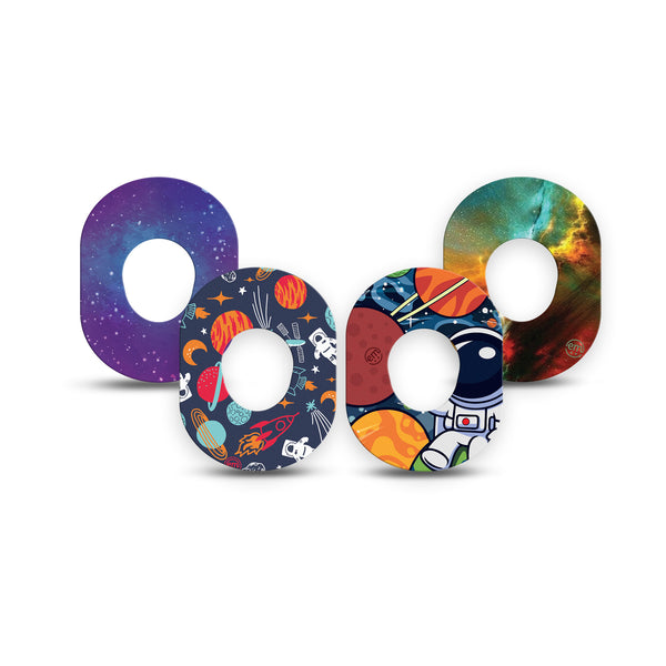 ExpressionMed Space Adventure Variety 4 Patch Pack Dexcom G7/Dexcom ON - Diabeticsupply.co.uk