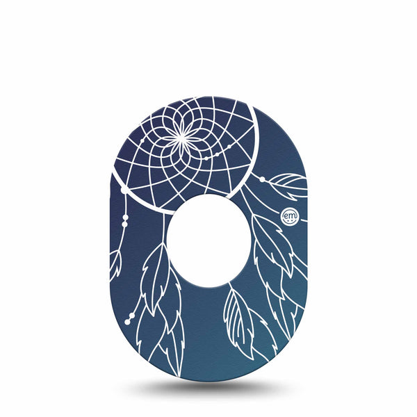 ExpressionMed Blue Dreamcatcher Adhesive Patch Dexcom G7/Dexcom ONE+ - Diabeticsupply.co.uk