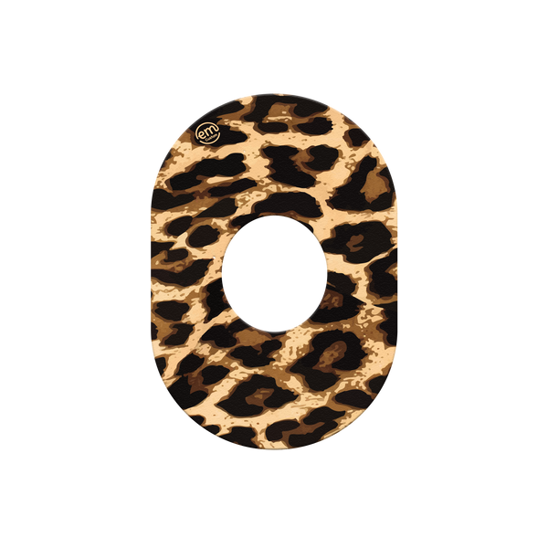 ExpressionMed Leopard Print Adhesive Patch Dexcom G7/Dexcom ONE+ - Diabeticsupply.co.uk