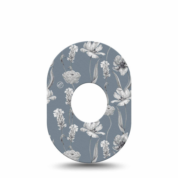ExpressionMed Muted Petals Adhesive Patch Dexcom G7/Dexcom ONE+ - Diabeticsupply.co.uk