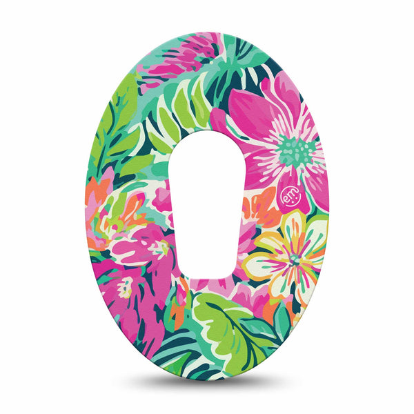 ExpressionMed Tropic Burst Adhesive Patch Dexcom G6/One - Diabeticsupply.co.uk