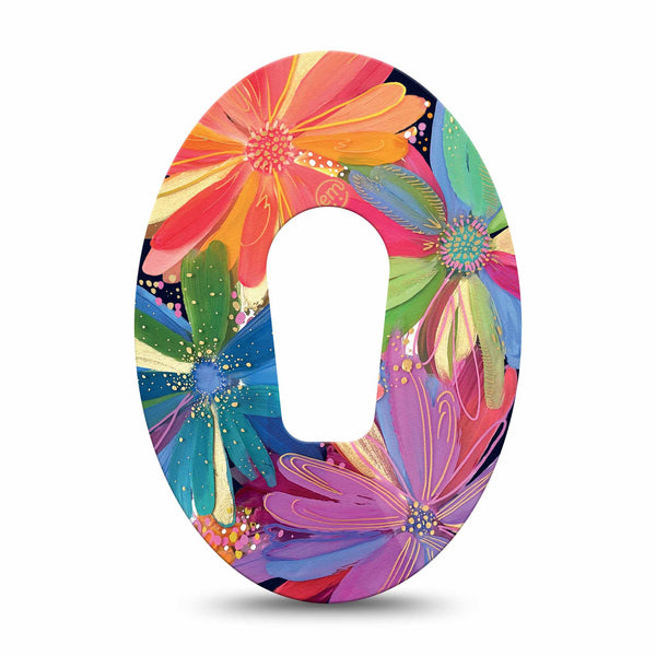 ExpressionMed Flower Song Adhesive Patch Dexcom G6/One - Diabeticsupply.co.uk