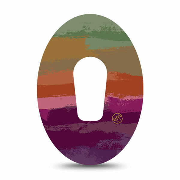 ExpressionMed Falling Colours Adhesive Patch Dexcom G6/One - Diabeticsupply.co.uk