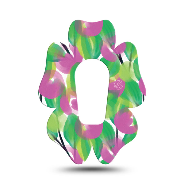ExpressionMed G6/One Stylish Blooms Flower Adhesive Patch Dexcom - Diabeticsupply.co.uk
