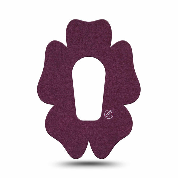 ExpressionMed G6/One Wine Flower Shaped Adhesive Patch Dexcom - Diabeticsupply.co.uk