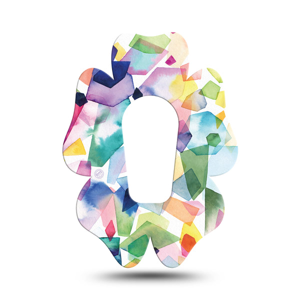 ExpressionMed G6/One Kaleidoscope Flower Adhesive Patch Dexcom - Diabeticsupply.co.uk