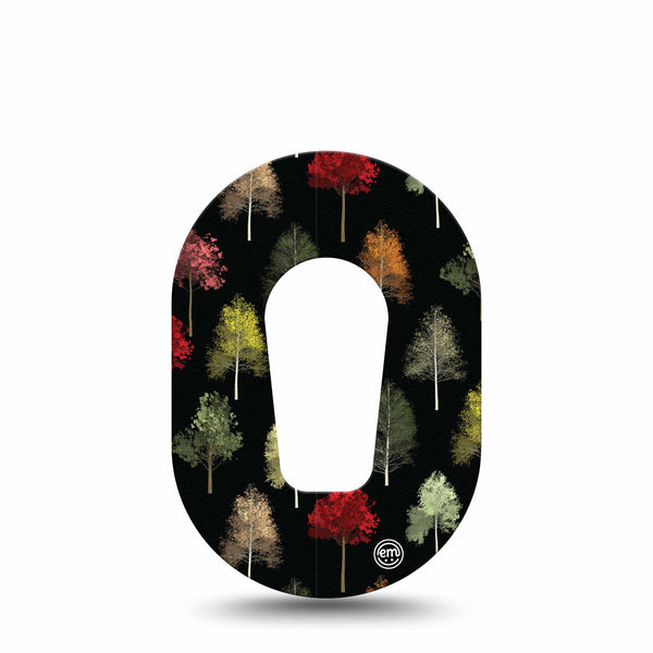 ExpressionMed Mini Dark Forest Adhesive Patch Dexcom G6/One - Diabeticsupply.co.uk