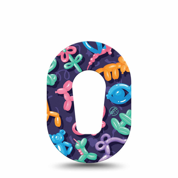 ExpressionMed Mini Balloon Animals Adhesive Patch Dexcom G6/One - Diabeticsupply.co.uk