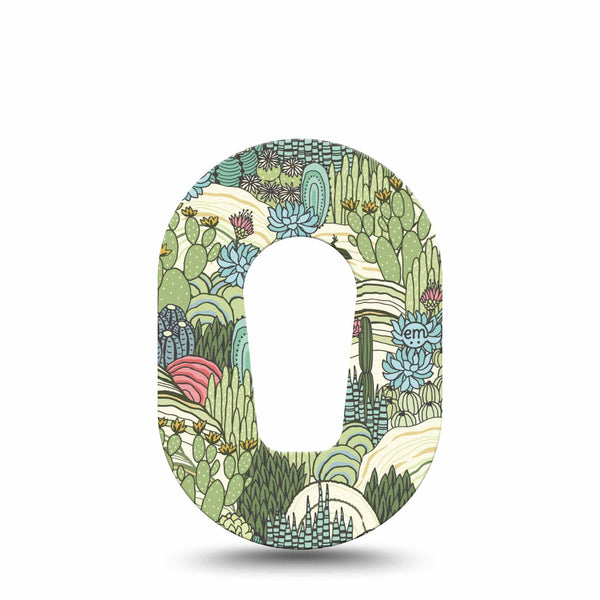 ExpressionMed Mini Cactus Adhesive Patch Dexcom G6/One - Diabeticsupply.co.uk