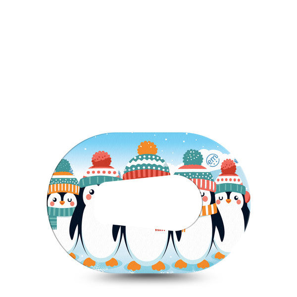 ExpressionMed Mini Penguins in a Row Adhesive Patch Dexcom G6/One - Diabeticsupply.co.uk