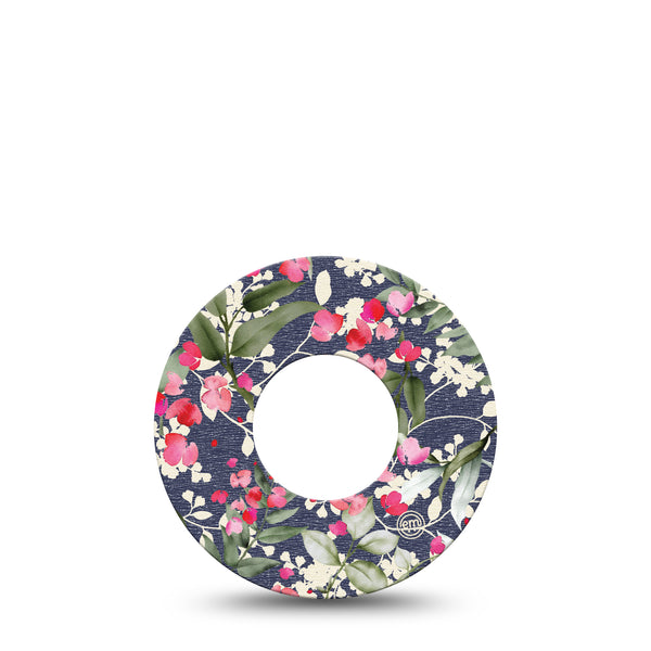 ExpressionMed Denim Flowers Adhesive Patch Freestyle Libre 2 ...