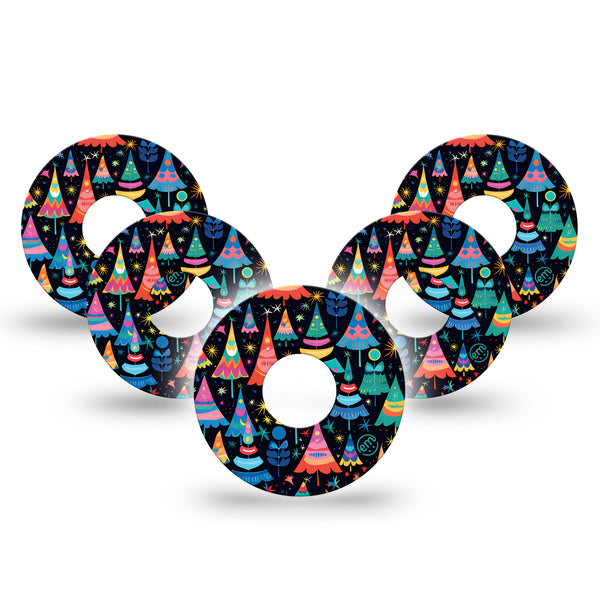 ExpressionMed Bright Trees Adhesive Patch Freestyle Libre 3 - Diabeticsupply.co.uk