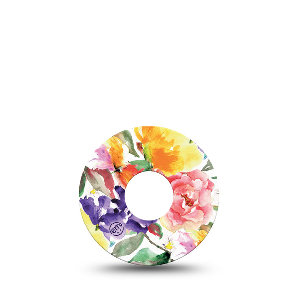 ExpressionMed Floral Art Adhesive Patch Freestyle Libre 3 - Diabeticsupply.co.uk