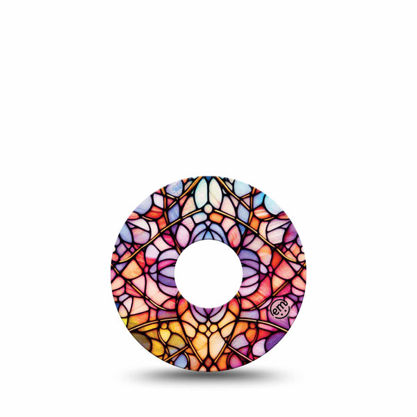 ExpressionMed Stained Glass Adhesive Patch Freestyle Libre 3 - Diabeticsupply.co.uk