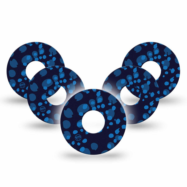 ExpressionMed Blue Drops Adhesive Patch Freestyle Libre 3 - Diabeticsupply.co.uk