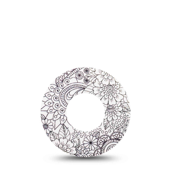 ExpressionMed Colour Me Flower Adhesive Patch Freestyle Libre 2 ...