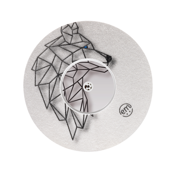 ExpressionMed Iron Wolf Adhesive Patch Freestyle Libre 2 - Diabeticsupply.co.uk