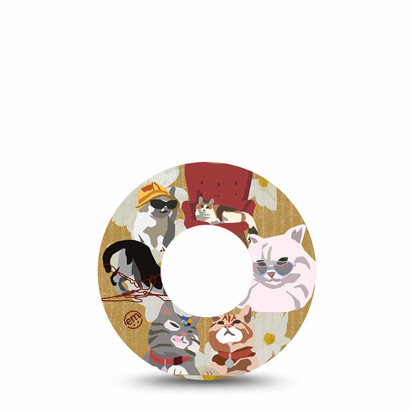 ExpressionMed Kitty Cats Adhesive Patch Freestyle Libre 2 - Diabeticsupply.co.uk