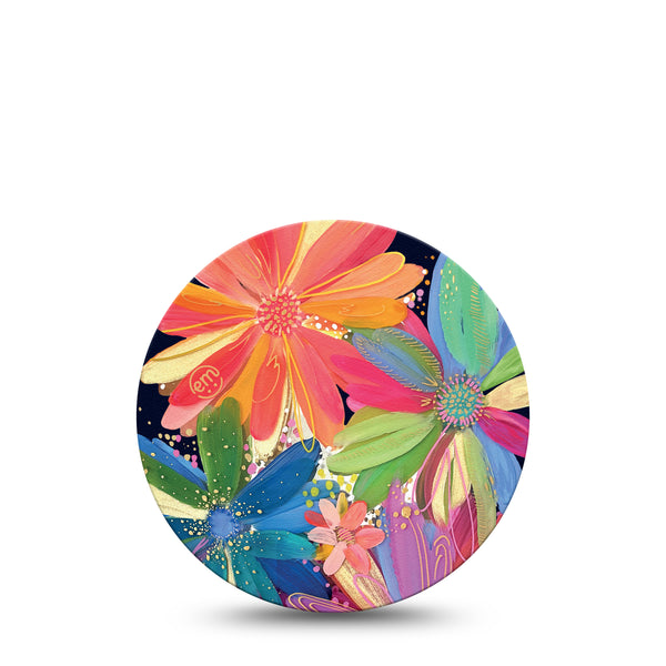 ExpressionMed OverPatch Flower Song Adhesive Patch Freestyle Libre 2 o ...