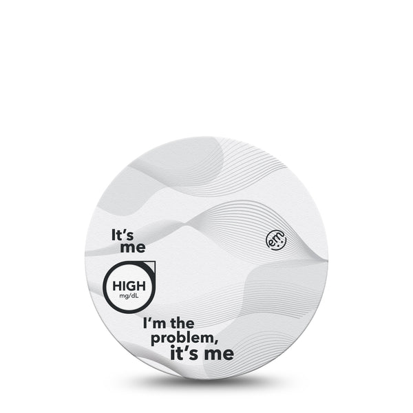 ExpressionMed OverPatch High, I'm the Problem Adhesive Patch Freestyle - Diabeticsupply.co.uk