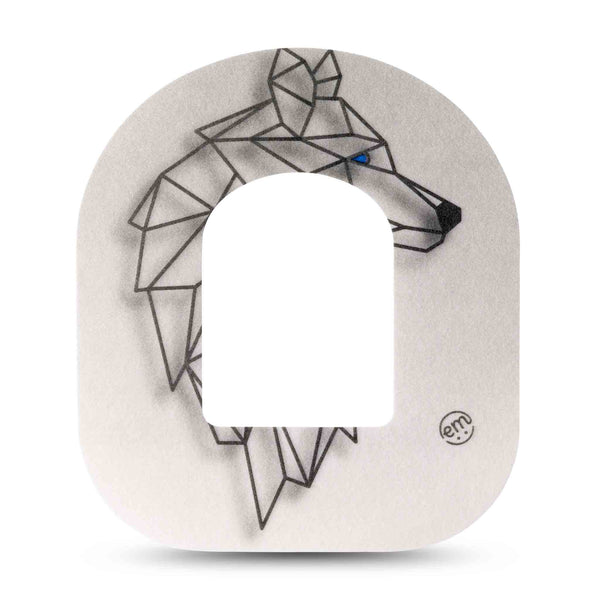 ExpressionMed Iron Wolf Adhesive Patch Omnipod - Diabeticsupply.co.uk