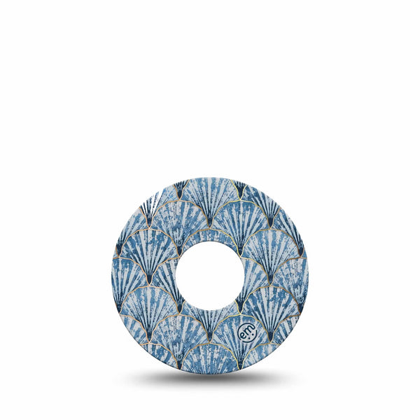 ExpressionMed Seashells Adhesive Patch Freestyle Libre 3 - Diabeticsupply.co.uk