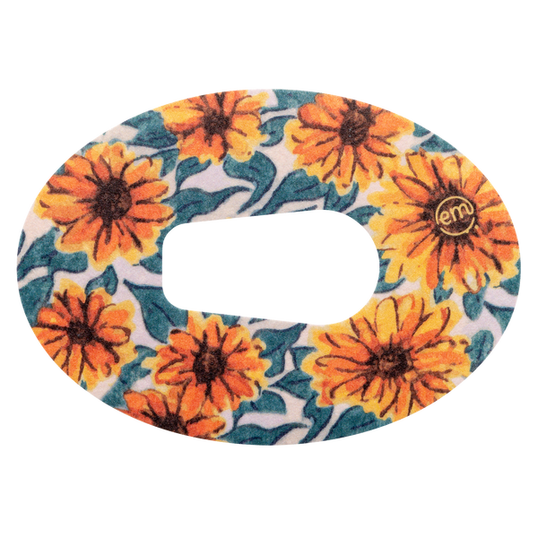 ExpressionMed Sunflower Adhesive Patch Dexcom G6/One - Diabeticsupply.co.uk