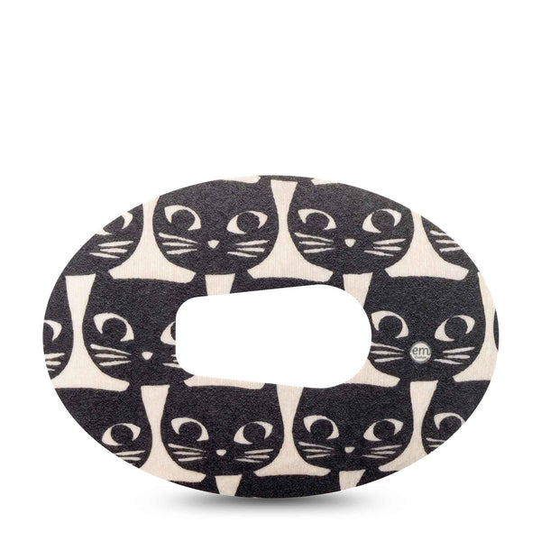 ExpressionMed Black Cats Adhesive Patch Dexcom G6/One - Diabeticsupply.co.uk