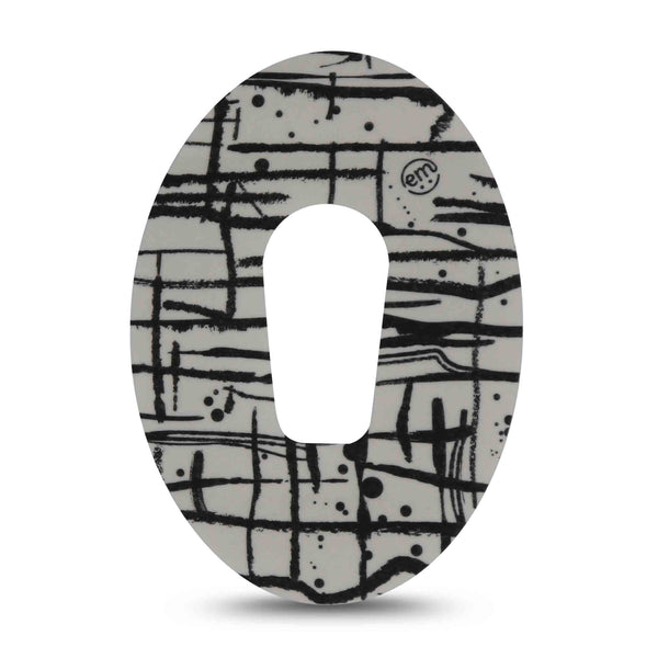 ExpressionMed B&W Drip Adhesive Patch Dexcom G6/One - Diabeticsupply.co.uk