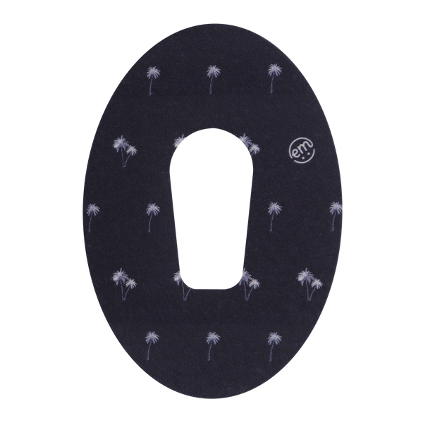 ExpressionMed Palm Trees Adhesive Patch Dexcom G6/One - Diabeticsupply.co.uk