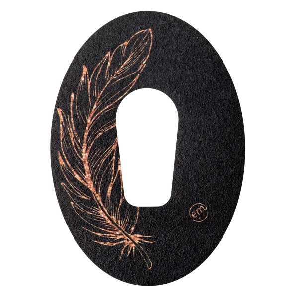 ExpressionMed Dusted Feather Adhesive Patch Dexcom G6/One - Diabeticsupply.co.uk