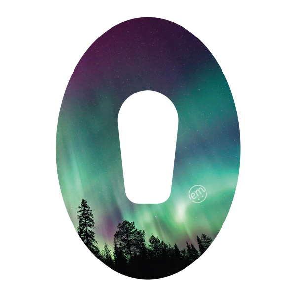 ExpressionMed Northern Lights Adhesive Patch Dexcom G6/One - Diabeticsupply.co.uk