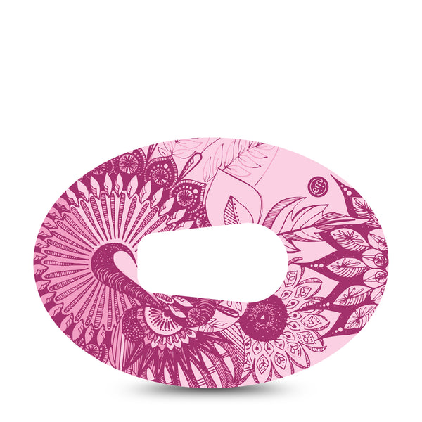 ExpressionMed Magenta Dani Adhesive Patch Dexcom G6/One - Diabeticsupply.co.uk