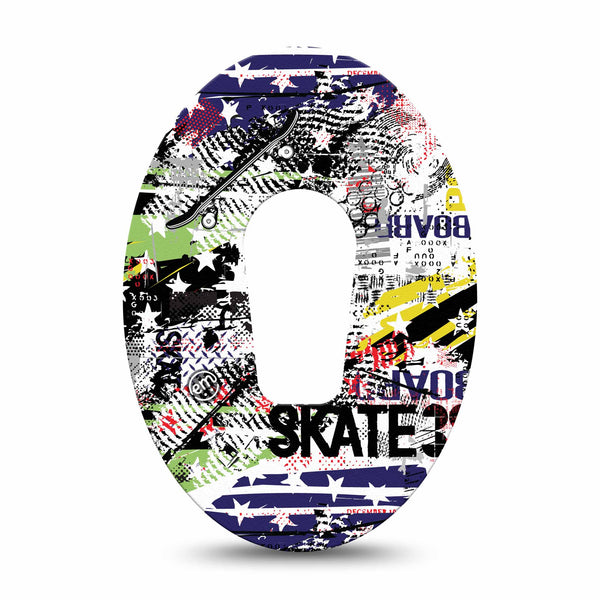 ExpressionMed Skateboard Adhesive Patch Dexcom G6/One - Diabeticsupply.co.uk