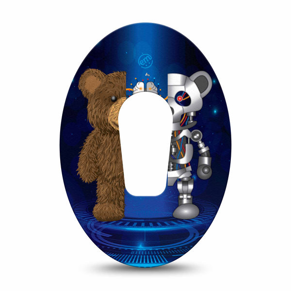 ExpressionMed Robo Teddy Adhesive Patch Dexcom G6/One - Diabeticsupply.co.uk