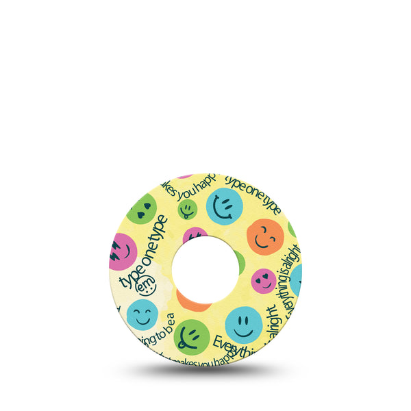 ExpressionMed Smileys Adhesive Patch Freestyle Libre 3 - Diabeticsupply.co.uk
