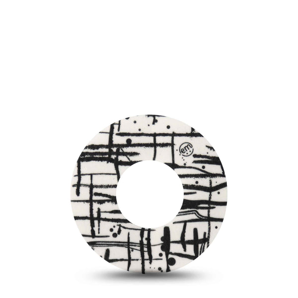 ExpressionMed B&W Drip Adhesive Patch Freestyle Libre 2 - Diabeticsupply.co.uk