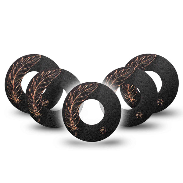 ExpressionMed Dusted Feather Adhesive Patch Freestyle Libre 2 - Diabeticsupply.co.uk