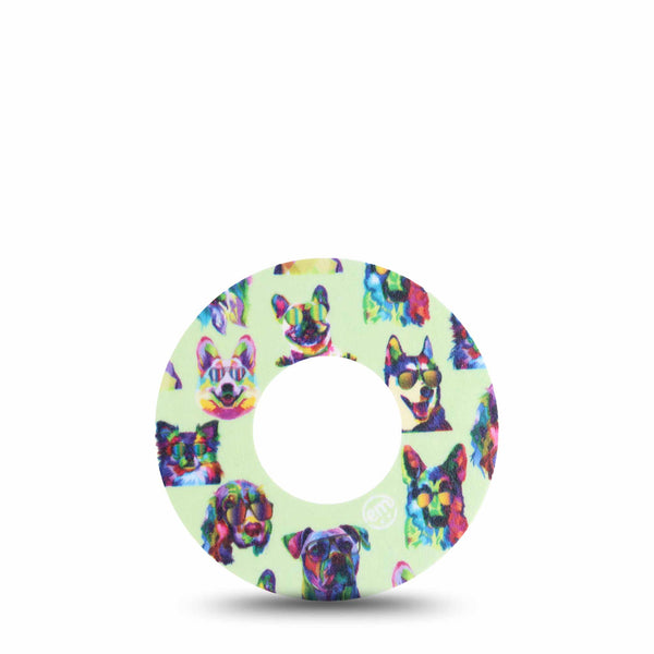 ExpressionMed Dog Party Adhesive Patch Freestyle Libre 2 - Diabeticsupply.co.uk