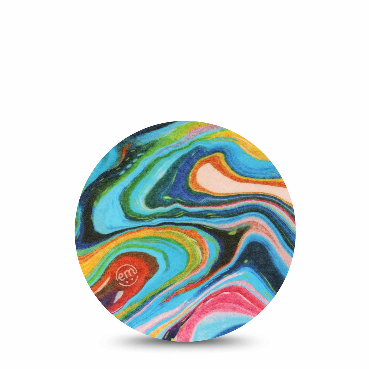 ExpressionMed OverPatch Colour Melting Swirl Adhesive Patch Freestyle Libre 3 - Diabeticsupply.co.uk