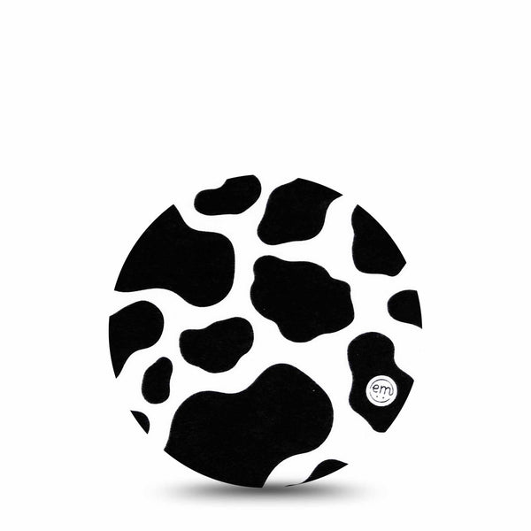 ExpressionMed OverPatch Cow Print Adhesive Patch Freestyle Libre 2 or - Diabeticsupply.co.uk