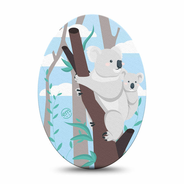 ExpressionMed Koala Adhesive Patch Oval - Diabeticsupply.co.uk