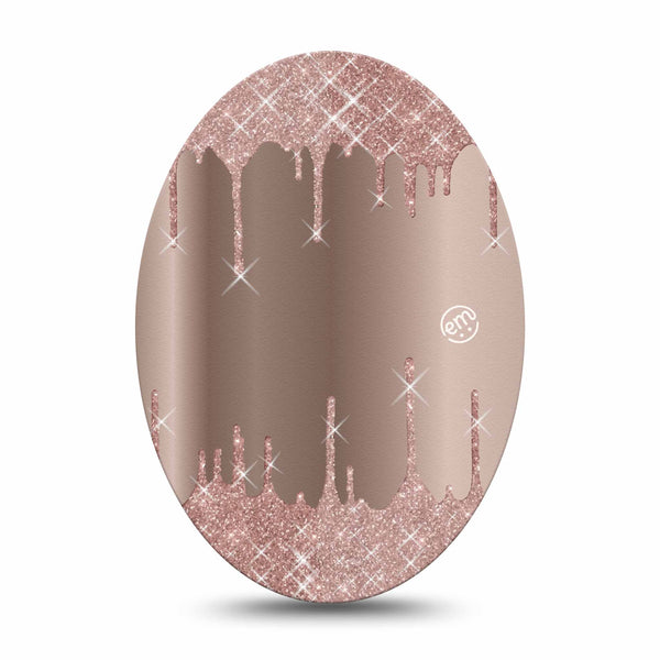 ExpressionMed Dripping Sparkles Adhesive Patch Oval - Diabeticsupply.co.uk