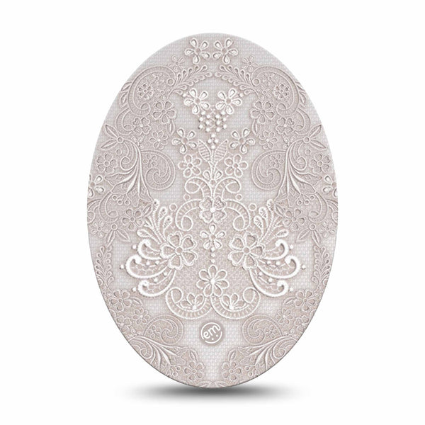 ExpressionMed Vintage Lace Adhesive Patch Oval - Diabeticsupply.co.uk