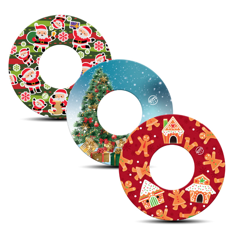 ExpressionMed Gingerbread Fun Trio Pack Freestyle Libre 2 - Diabeticsupply.co.uk