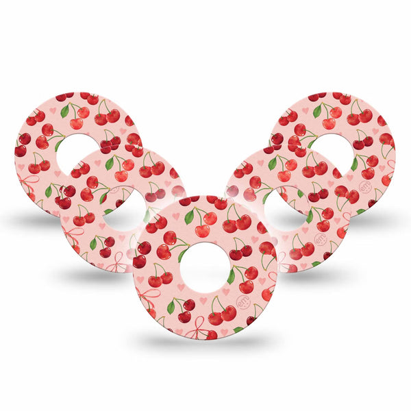 ExpressionMed Cherries Adhesive Patch Freestyle Libre 3 - Diabeticsupply.co.uk