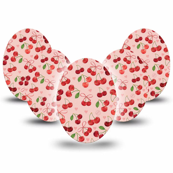 ExpressionMed Cherries Adhesive Patch Oval - Diabeticsupply.co.uk