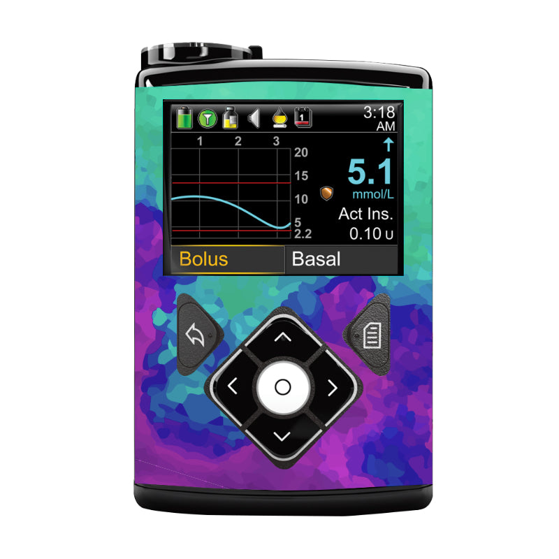Medtronic 640/670/780G Pump Sticker (Colour Wave) - Diabeticsupply.co.uk
